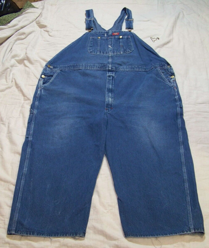 Dickies Denim Overalls - 54 x 23 - Altered Inseam | eBay