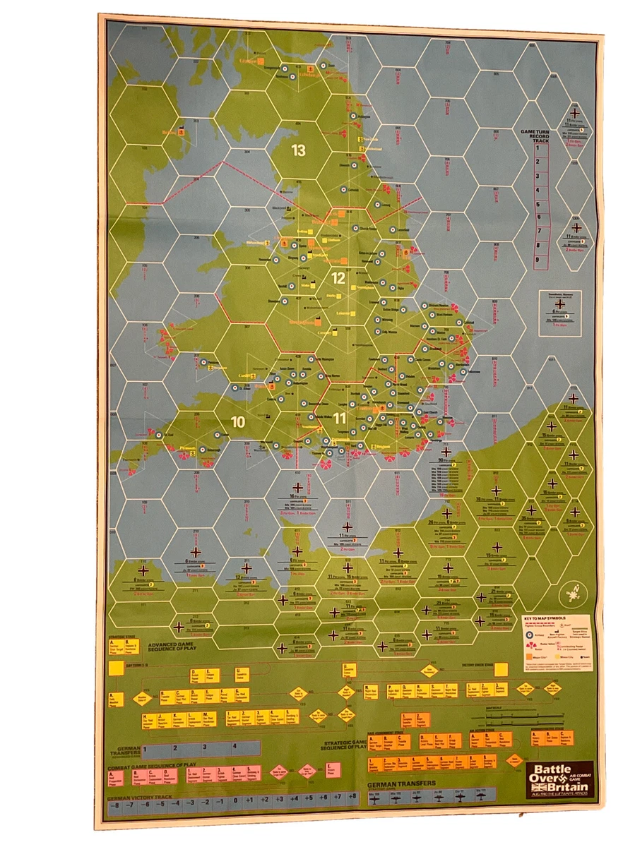 Battle Of Britain Location Map