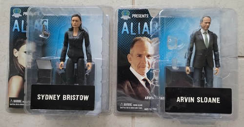 NEW ALIAS SYDNEY BRISTOW & ARVIN SLOANE 7" TV SERIES ACTION FIGURES ...