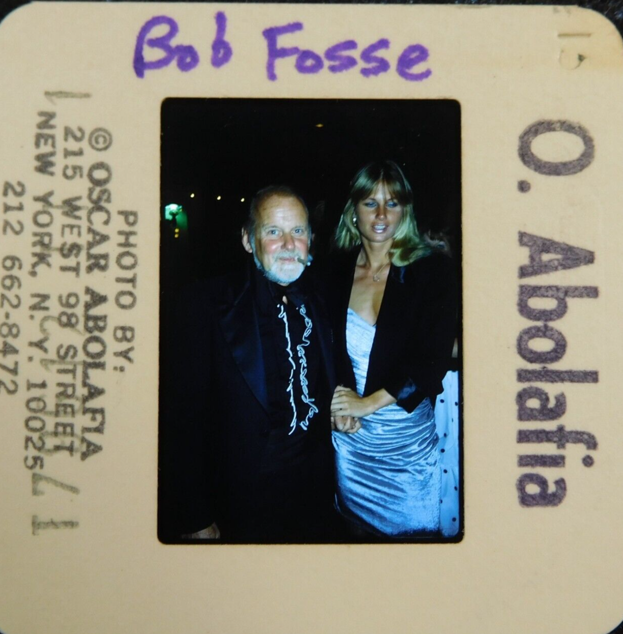 OA14-093 80s Actor Ballet Dancer Bob Fosse Orig Oscar Abolafia 35mm ...