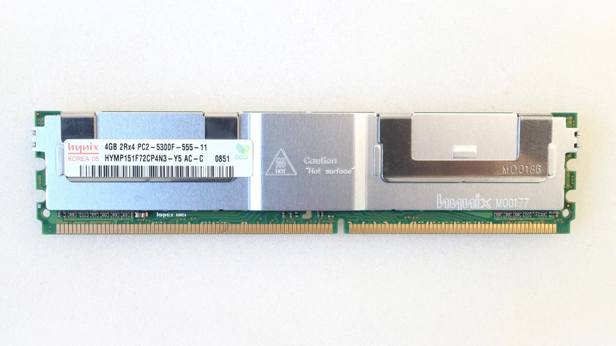 Hynix PC2-5300 DDR2-667 DIMM Network Server Memory (RAM Placa Base DDR5 ...