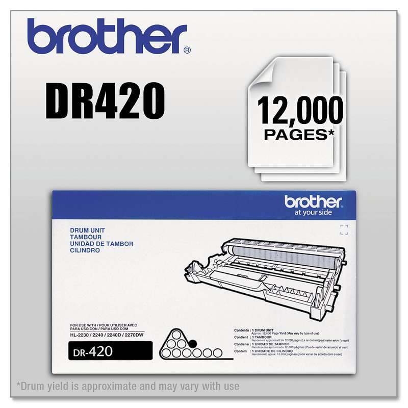 Brother DR420 Drum Unit, Black | eBay Australia