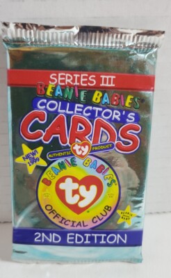 Ty Beanie Babies Collectors Cards Series 3 2nd edition sealed pack 1999 ...