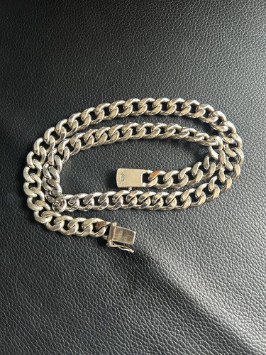 Pure Solid S925 Sterling Silver Neckless | eBay