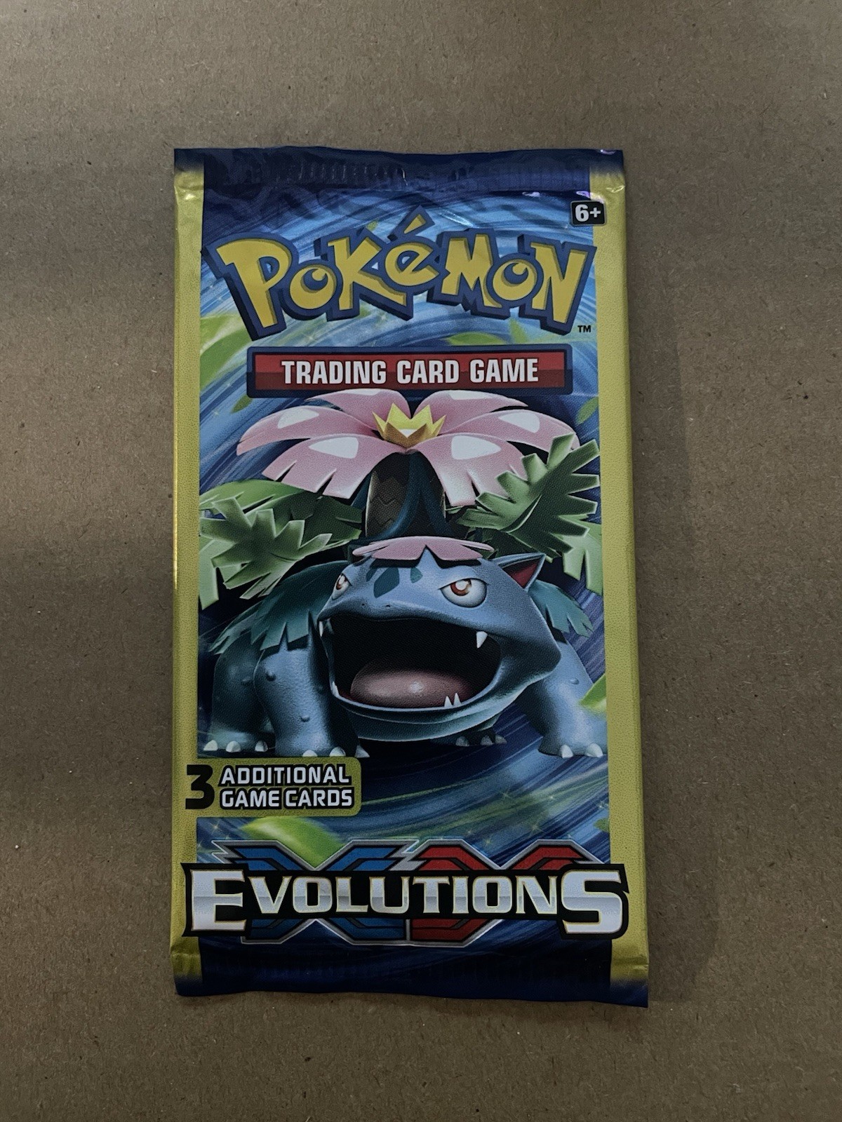 POKÉMON XY EVOLUTIONS 3-CARD MINI BOOSTER PACK VENUSAUR PACK ART NEW ...