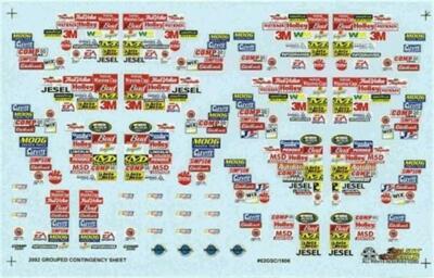 Slixx 1806 2002 Grouped Contingencies 1/24 Nascar decal | eBay