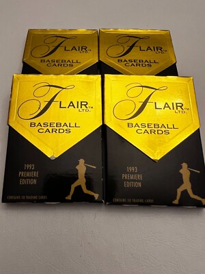 Flair Ltd 1993 Premiere Edition Baseball cards by Fleer Ltd | eBay