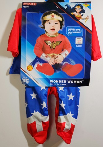 DC WONDER WOMAN Infant Costume By Rubie's, 0-6 Months New Cosplay | eBay