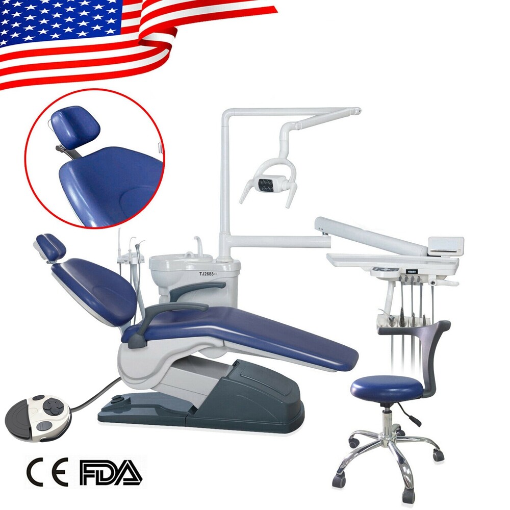 Saddle Chair Dental Dental Unit Chair With DC Motor & Doctor Stool ...