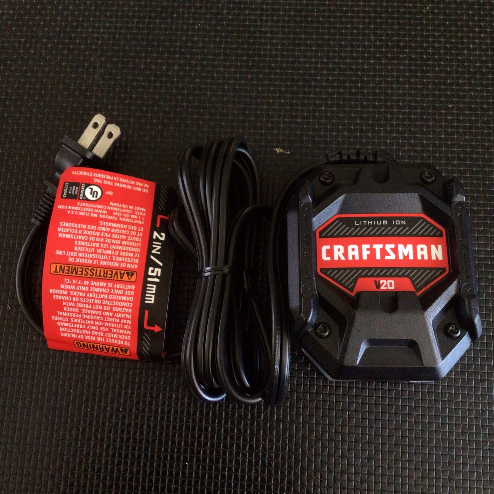 Genuine Craftsman CMCB101 20V Max V20 Lithium-Ion Battery Charger | eBay