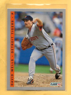 DAVID WELLS - 1993 Fleer Final Edition - #F-214 - Tigers - Comb ...