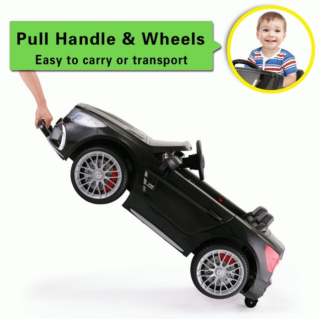 Power Wheels Mercedes Benz 12V Battery Powered Ride on Car - Black for ...