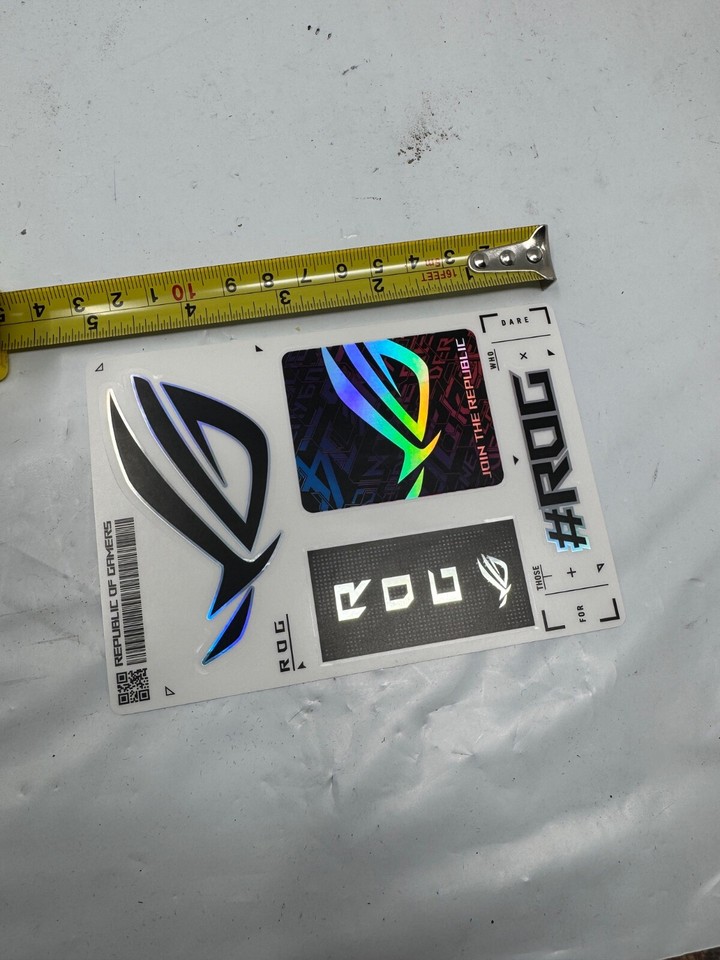 ASUS ROG Republic of Gamers Decal Stickers | eBay