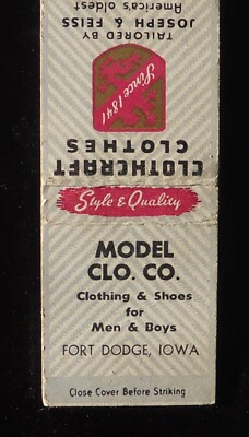 1950s Model Clo. Co. Clothing & Shoes Men Boys Clothcraft Clothes Fort ...