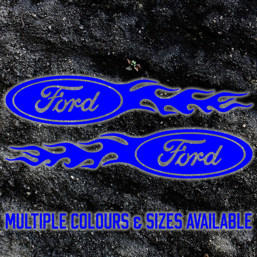 FORD Logo Flame AgriSpec Exterior Vinyl Decal (Pack of 2) | eBay UK