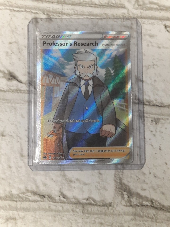 Pokémon lot Lycanroc Reverse Holo, Professor's Research Full Art Holo ...