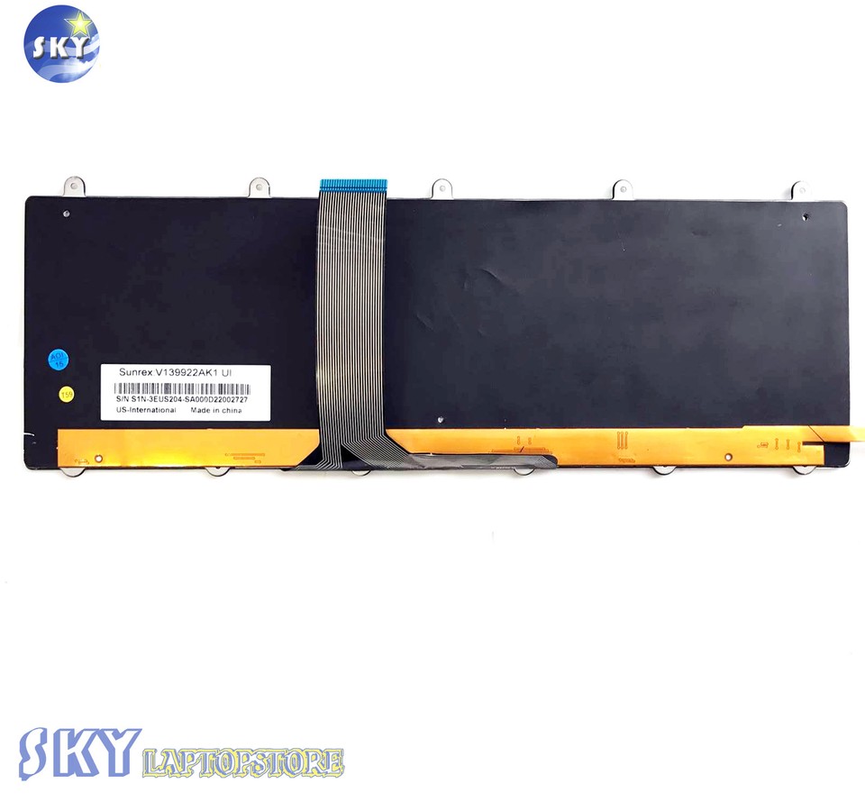 New Full RGB Backlit Keyboard MSI GE60 GE70 GT60 GT70 MS-1762 ...