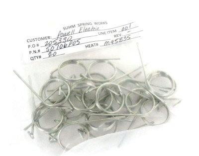 LOT OF 20 SUHM SPRING WORKS 50706P05 SPRINGS | eBay