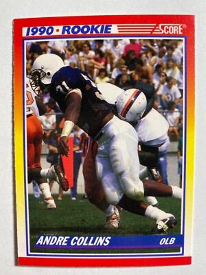 1990 SCORE #630 ANDRE COLLINS ROOKIE NM-MT NFL FOOTBALL CARD | eBay