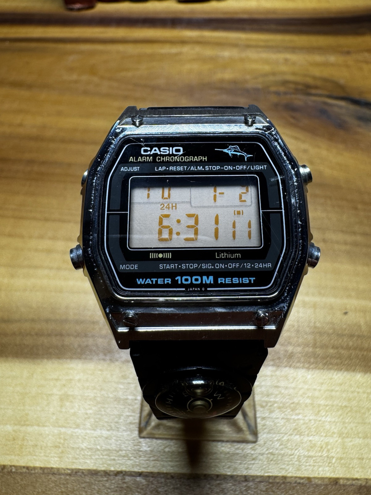Casio W-450 Vintage Marlin Digital Watch Stainless St… - Gem