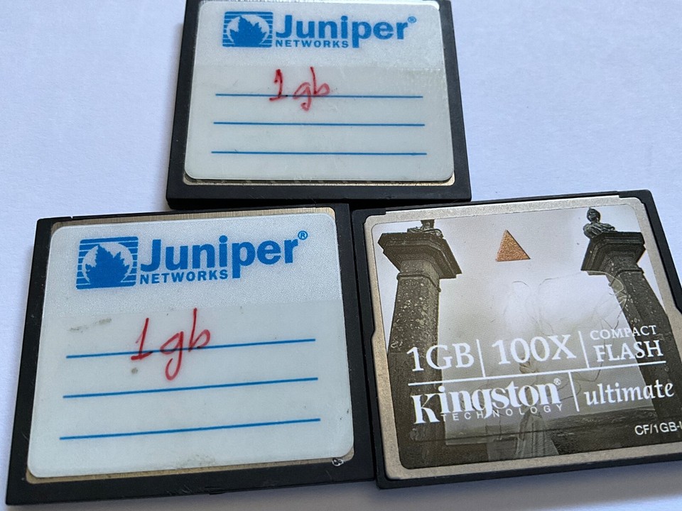 Lot of 3pcs 1gb Assorted compactflash CF type I Card CANON NIKON CF ...