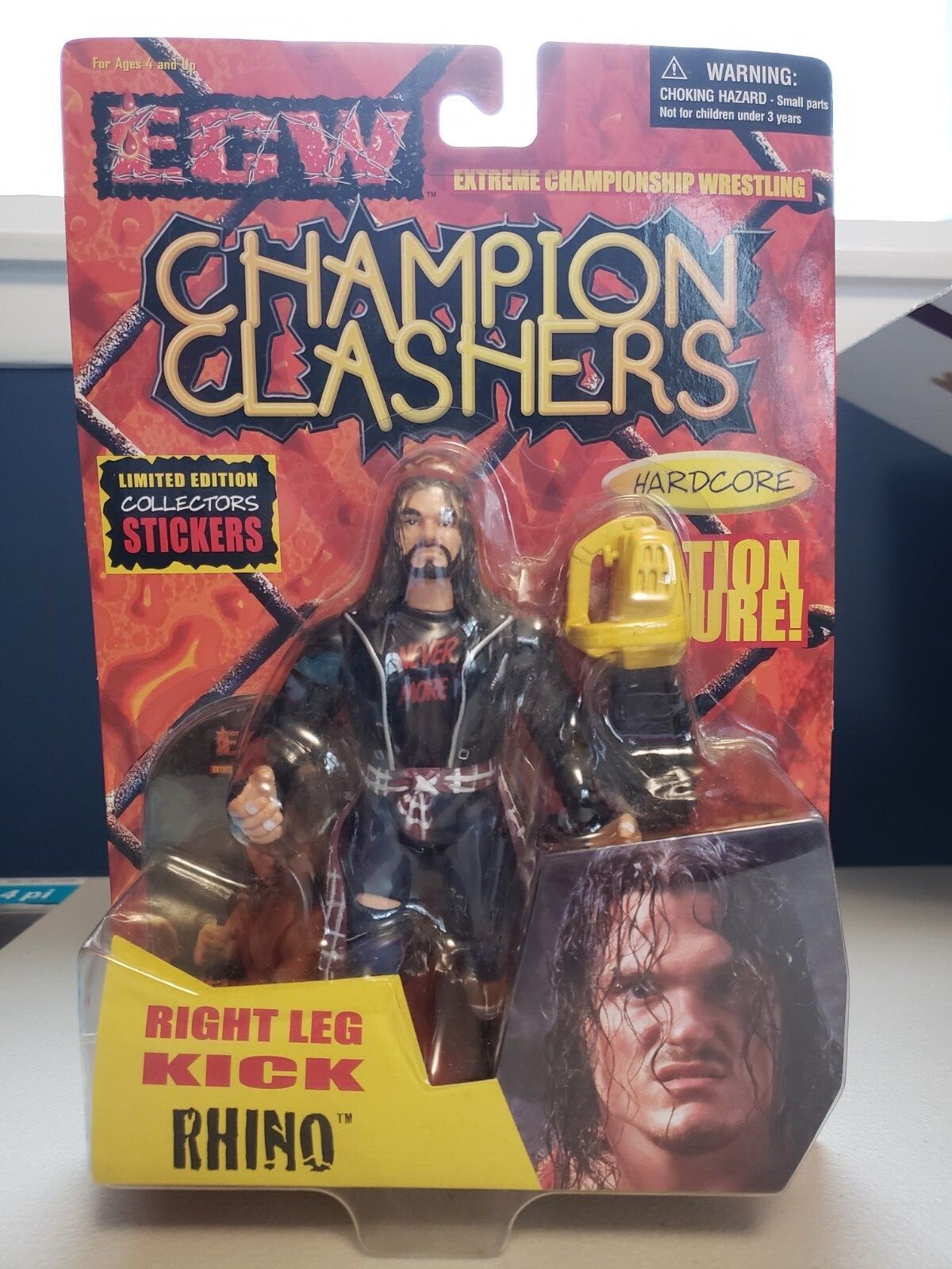 OSFTM ECW Raven and Rhino Figures - Sealed - Rare Error - Switched Name ...