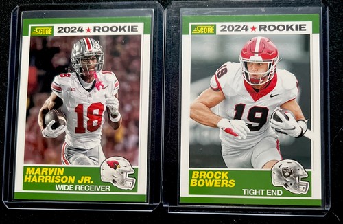 Marvin Harrison Jr, Brock Bowers Rookie WR- TE Lot | eBay