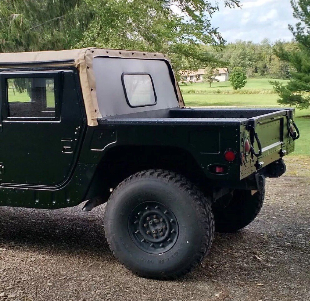 MILITARY HUMVEE SPARE TIRE + RIM 37” M998 HMMWV H-1 HUMMER GOODYEAR MT ...