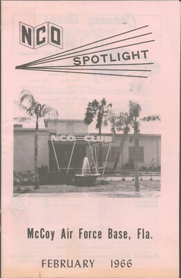 FEB 1966 NCO SPOTLIGHT - McCoy Air Force Base, Florida | eBay