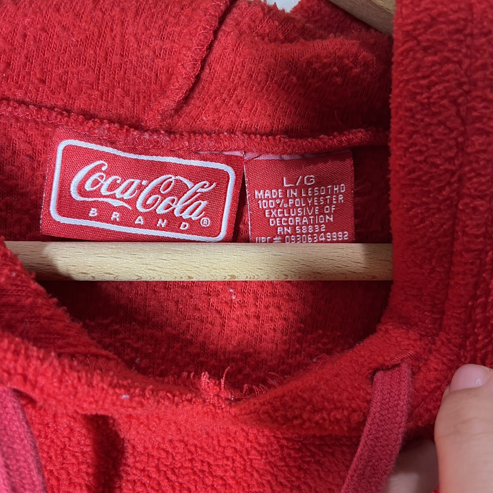 Vintage Official 1886 Coca Cola Pullover Hoodie Sweat… - Gem