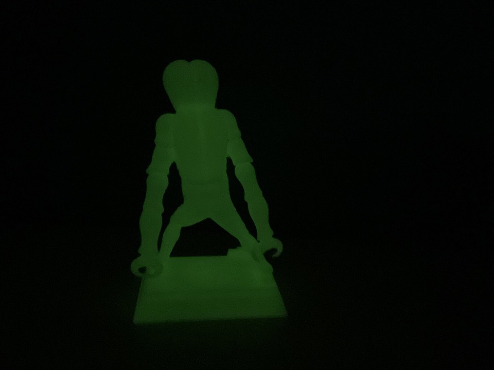 AURORA BRIGHT GLOWING ALIEN METALUNA MUTANT MODEL KIT SEALED IN 1960S ...