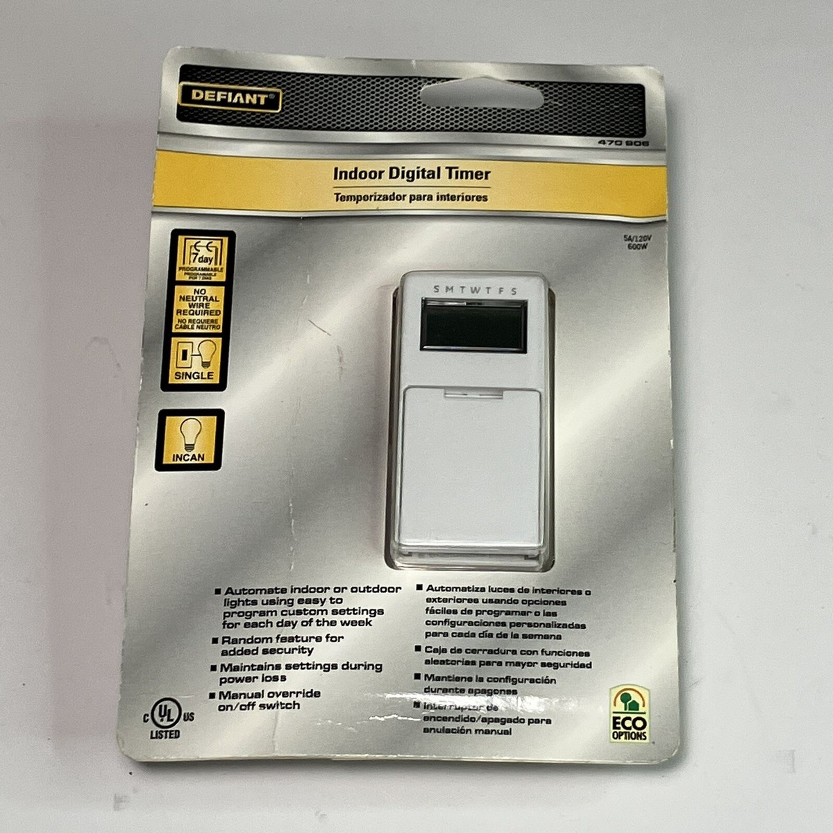 Defiant Indoor Digital Timer Manual