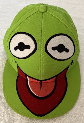 The Muppets Kermit The Frog Hat Green Fitted Cap Size Medium 🔥 | eBay