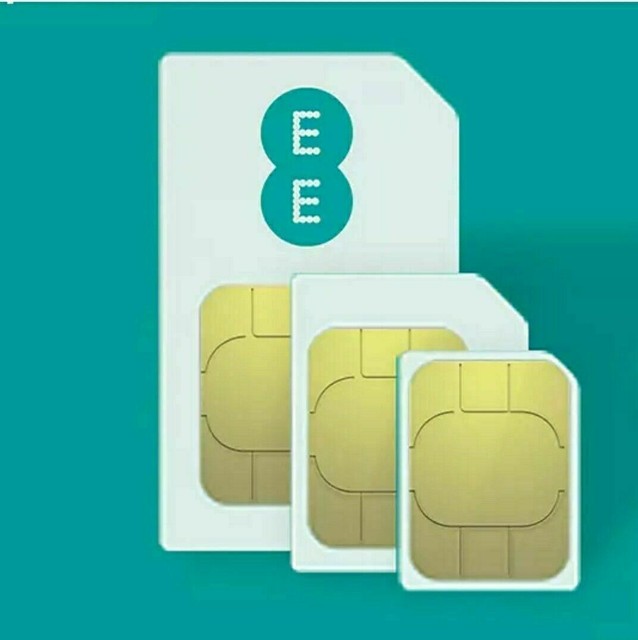100 X EE Pay as You Go 4g SIM Cards UK BULK Network Ready Wholesale for ...