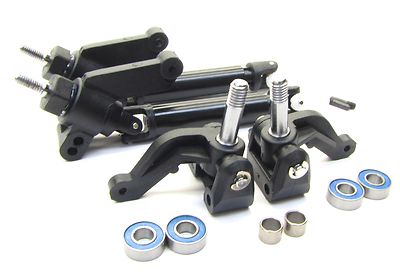 Fits Nitro RUSTLER (44096-3) - DRIVESHAFTS Stub Axles spindles blocks ...