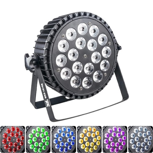 18x18w LED RGBWAUV 6IN1 Par Led Light DMX Uplights for Dj Disco Stage ...