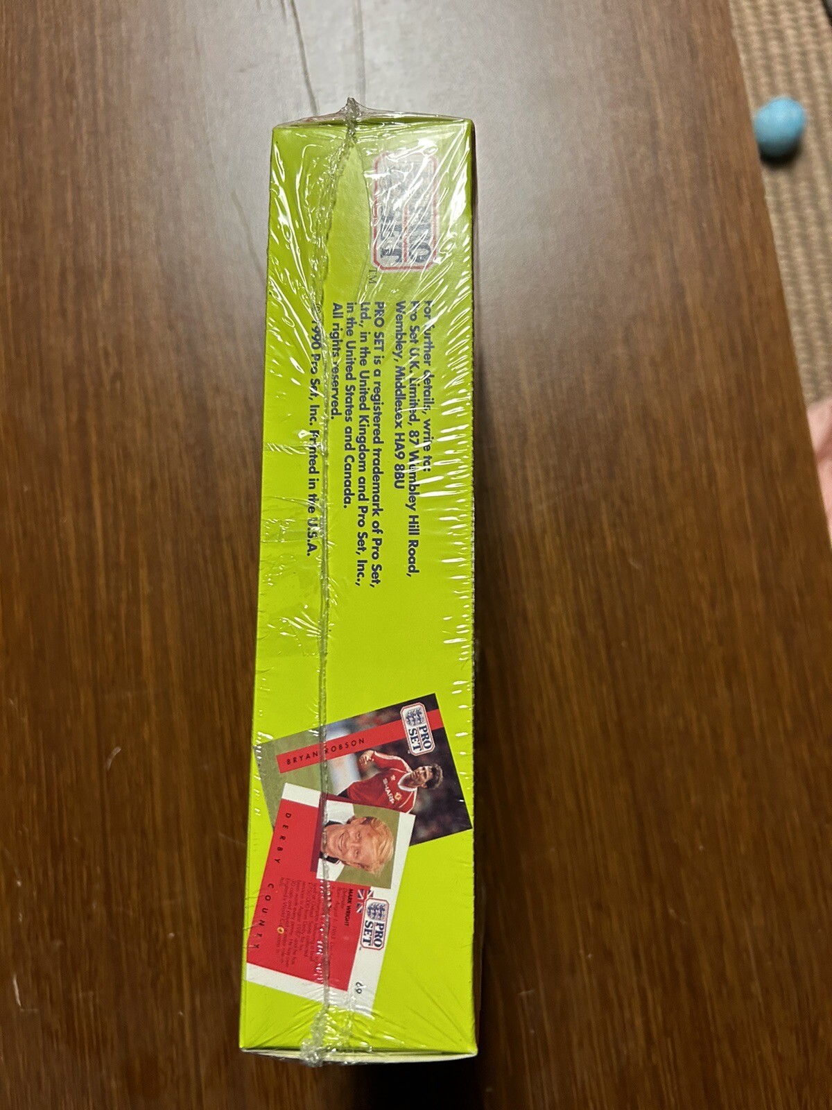 1990-91 Pro Set Soccer Collector Cards Sealed 48 Pack Box (Football ...