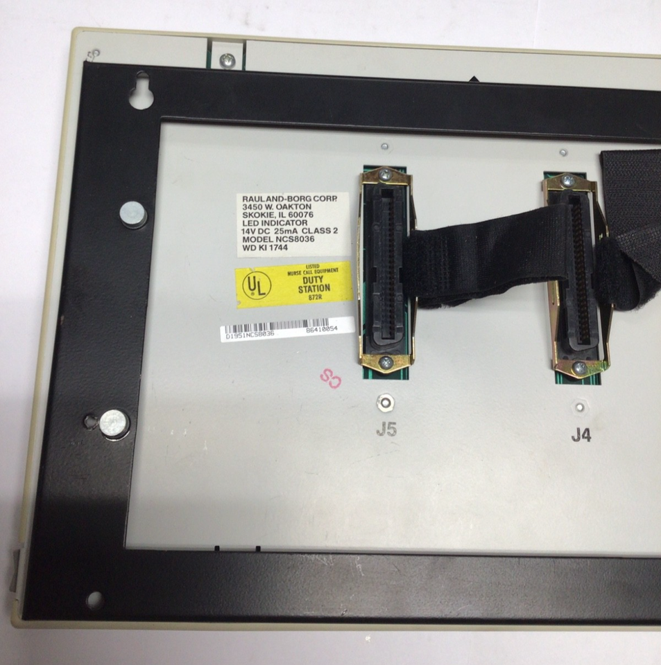 Rauland Borg Nurse Call Annunciator Panel NCS8036 used | eBay