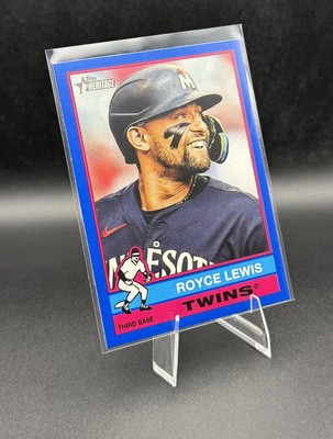 2025 Topps Heritage Royce Lewis - Dark Blue #138 Minnesota Twins | eBay