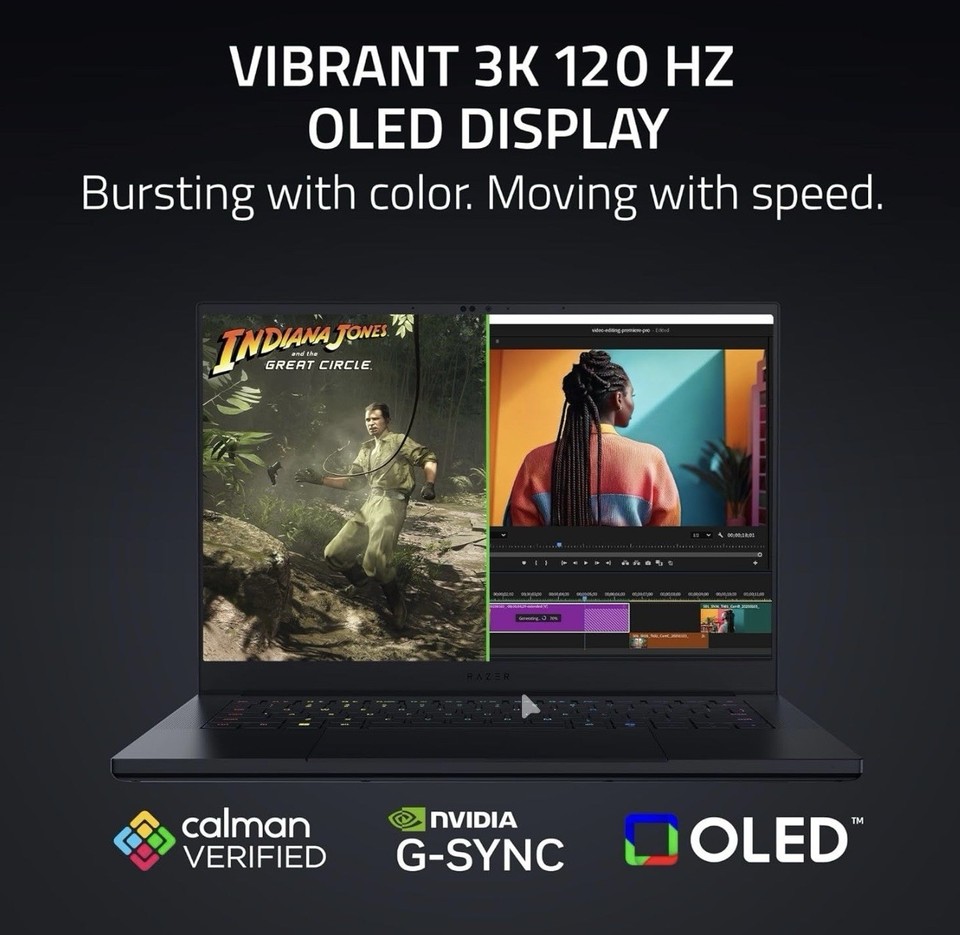 Razer Blade 14" QHD+ 120 Hz OLED 5060 AMD Ryzen™ AI 9 365 + Skin ...