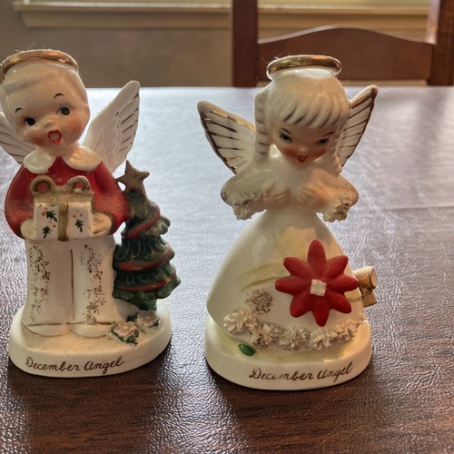 VTG 1956 Napco December Angels Boy And Girl | eBay