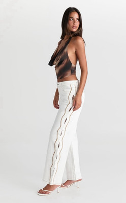 Sasha Therese Cairo Jean White XXS | eBay