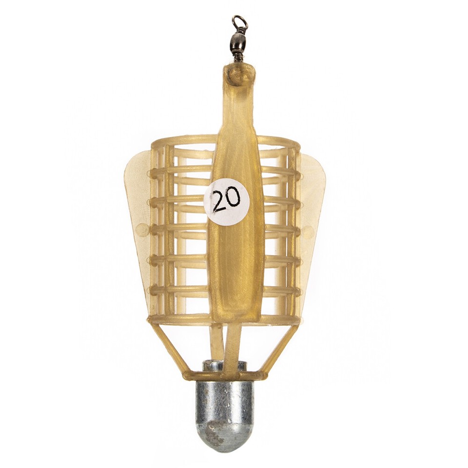 Fishing Feeder Bait Cage Load Iron Head Fishing Trap Bait Basket ...