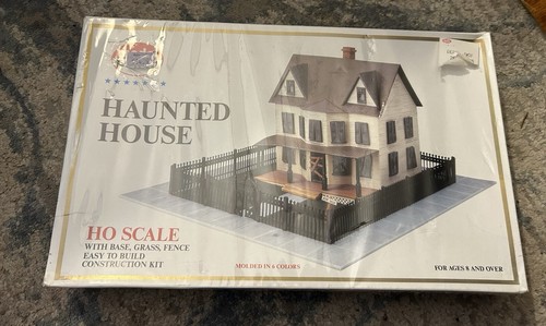 MODEL POWER 486 HAUNTED HOUSE HO SCALE BUILDING KIT | eBay