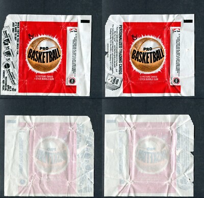 1979-80 Topps Basketball Wax Pack Wrapper Lot Trading Card, Bazooka Ads ...