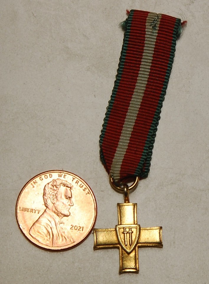 Cold War Communist Poland Miniature Grunwald Cross medal | eBay