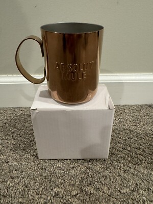 Absolut Mule Vodka Copper Metal Cup Mug 12 ounce New | eBay