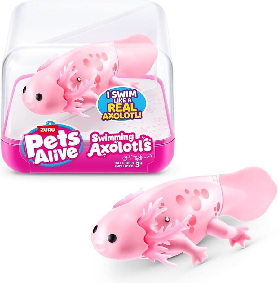 Pets Alive Swimming Axolotl's PINK Robotic Pet Figure | eBay