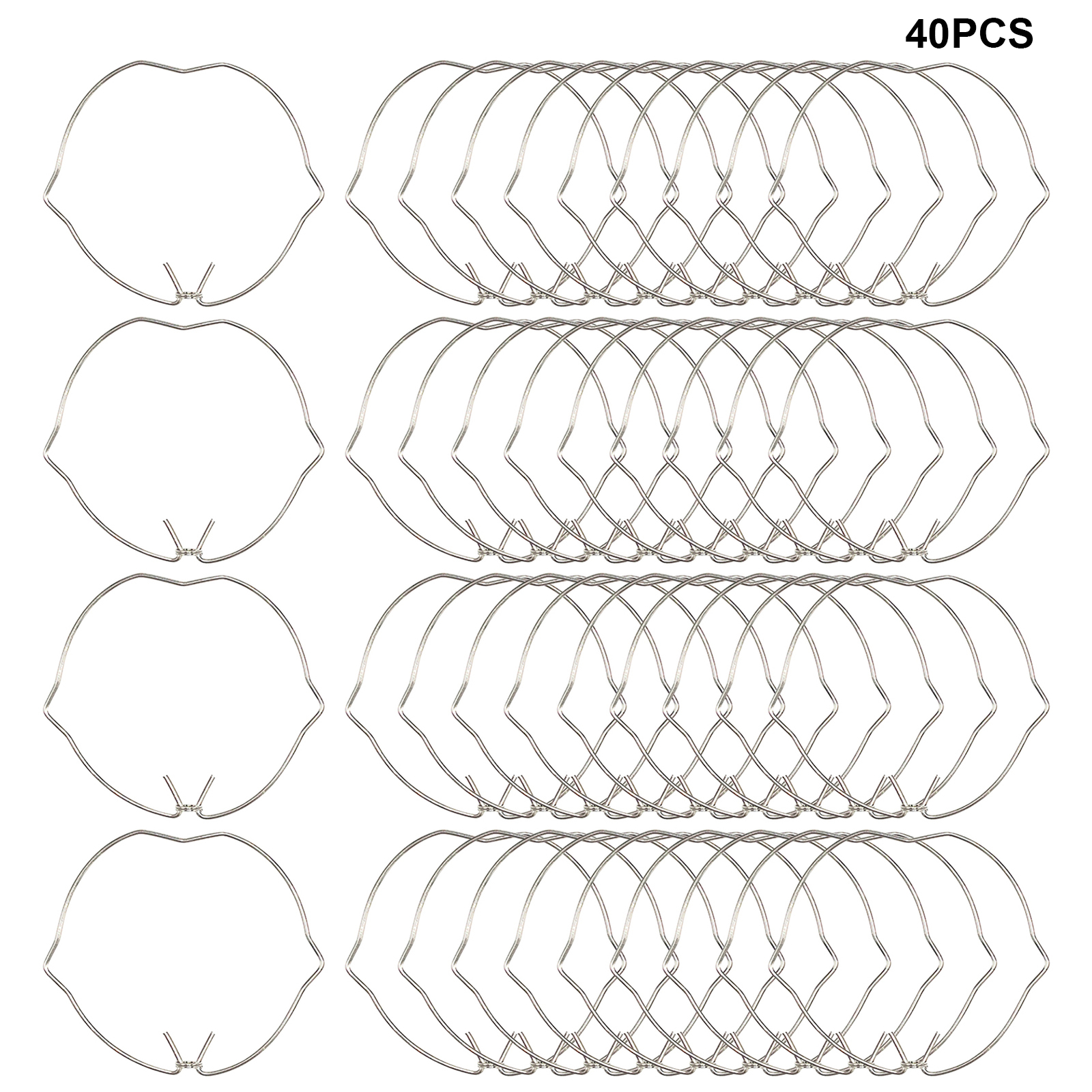 40pcs Spotlight Fitting 51mm Lamp Retaining Spring Clip Replacement Fit ...