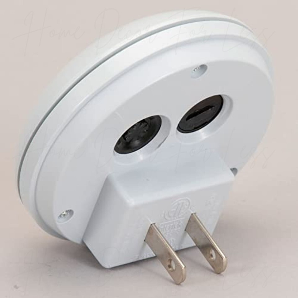 Clock Night Light Wall Plug-In Light Bedroom Kitchen Bathroom Kids Home ...